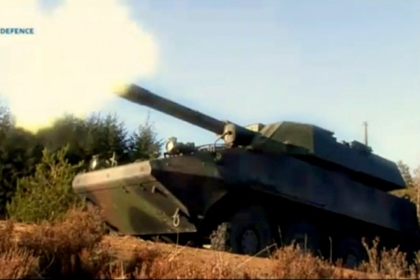 Українська 105 мм керована ракета Falarick та бельгійська башта ...