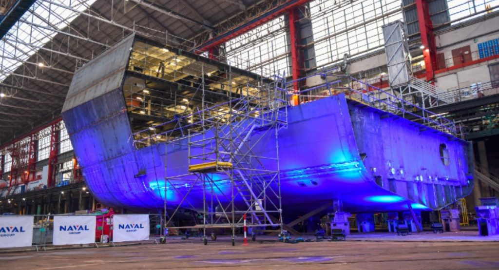 First FDI-class frigate launched in France - Militarnyi