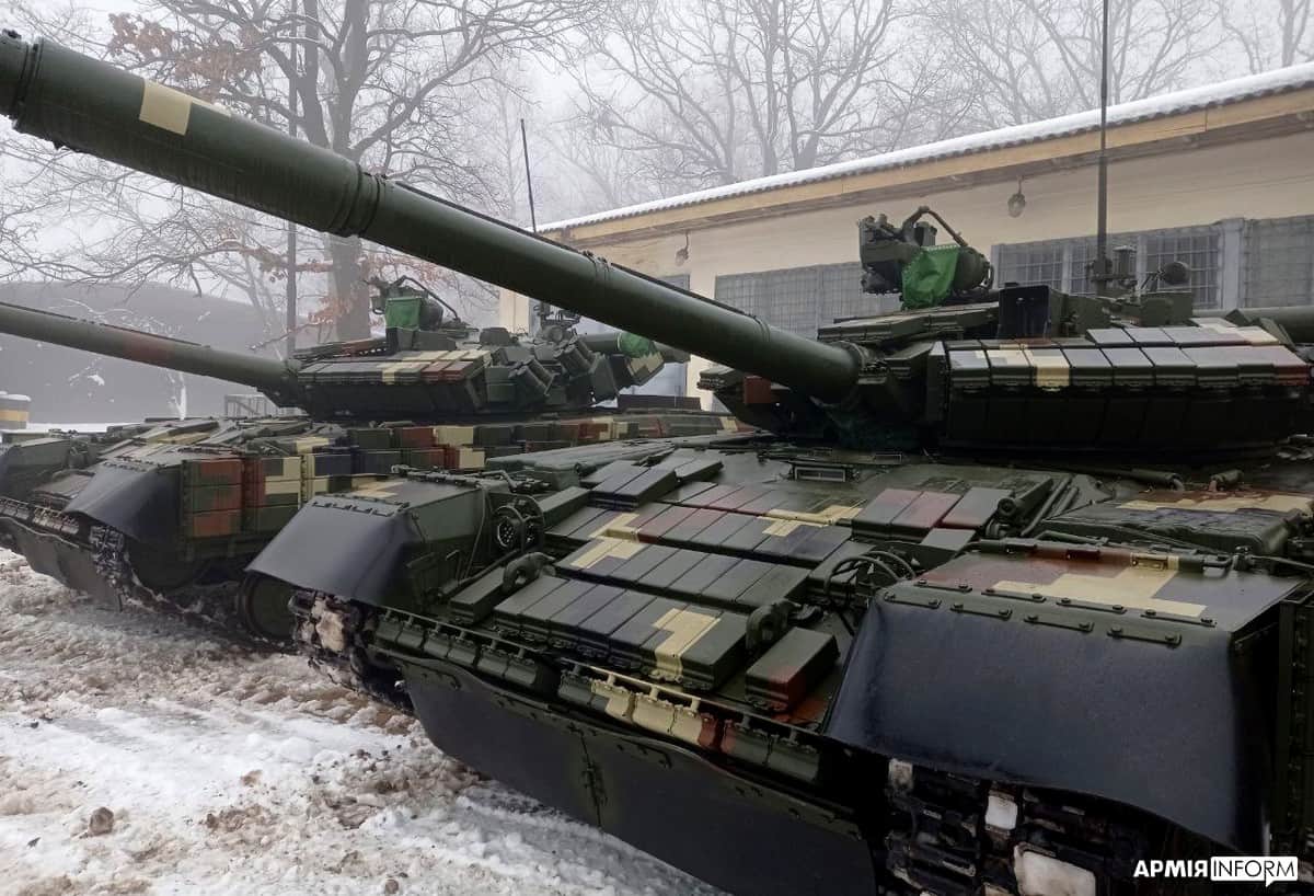 Details of modernization Т-64 tank shown up at the Lviv Armor Plant ...