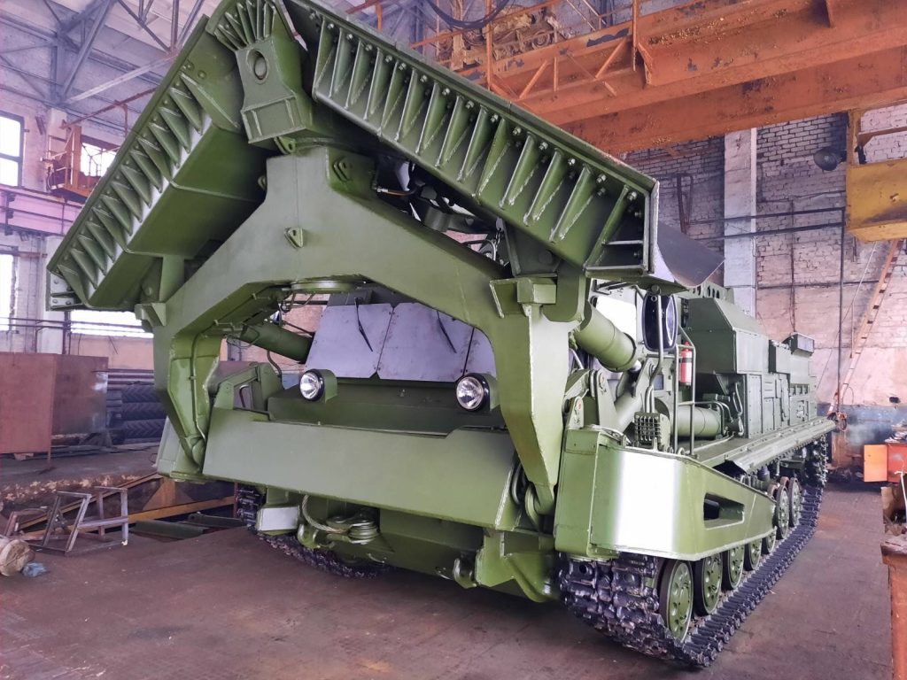 Ukrainian military got a batch of repaired BAT-2 route clearance ...