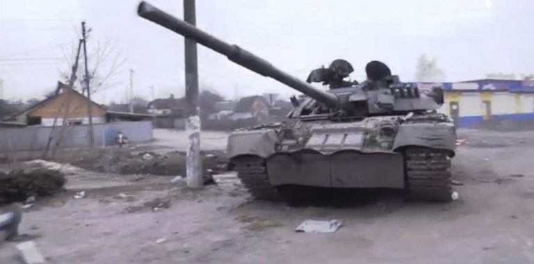 The russian military lost the rare T-80UE-1 tanks in the Sumy region ...