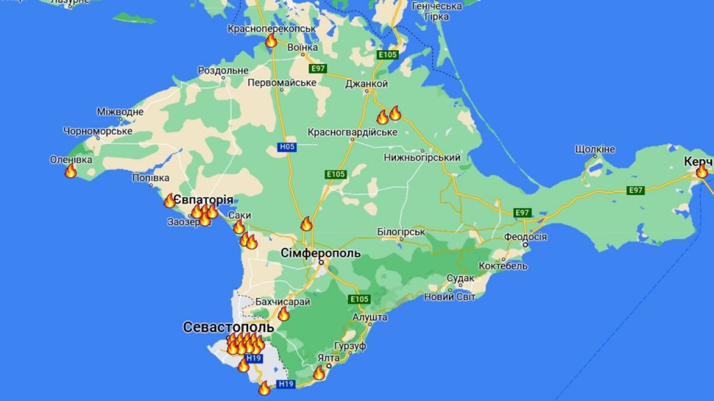 Explosions in Crimea were reported again. This time near Alupka and ...