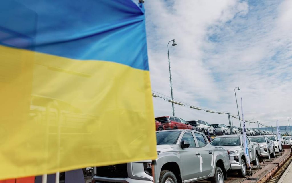 The charitable foundation purchased 104 new pickup trucks for the Armed ...