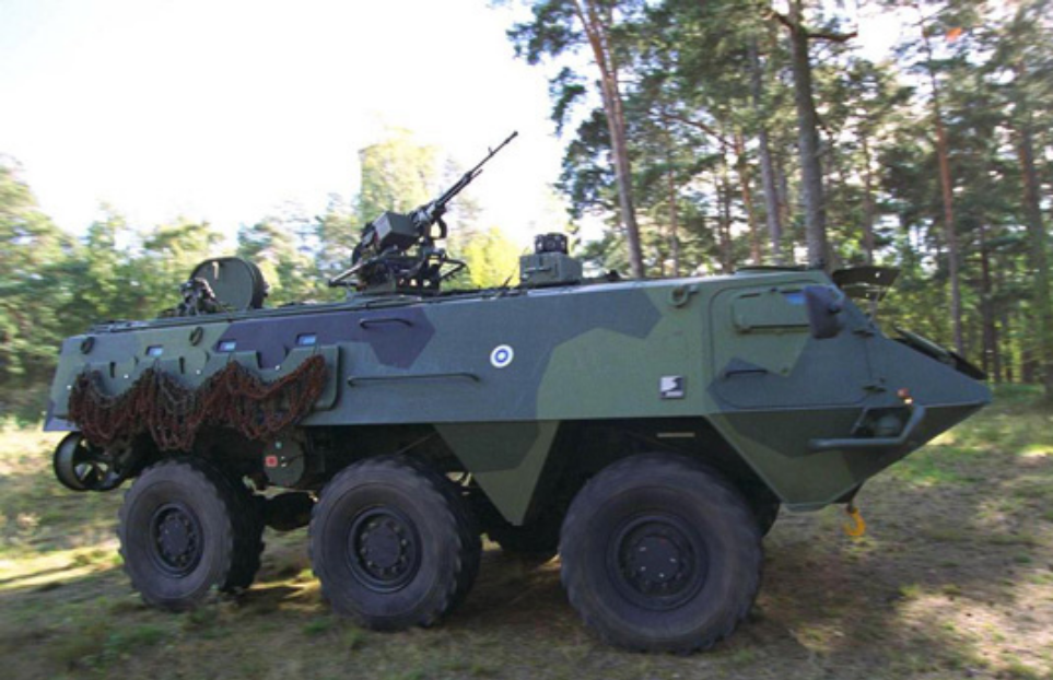Sisu XA-180 armored personnel carrier in service with the Ukrainian ...