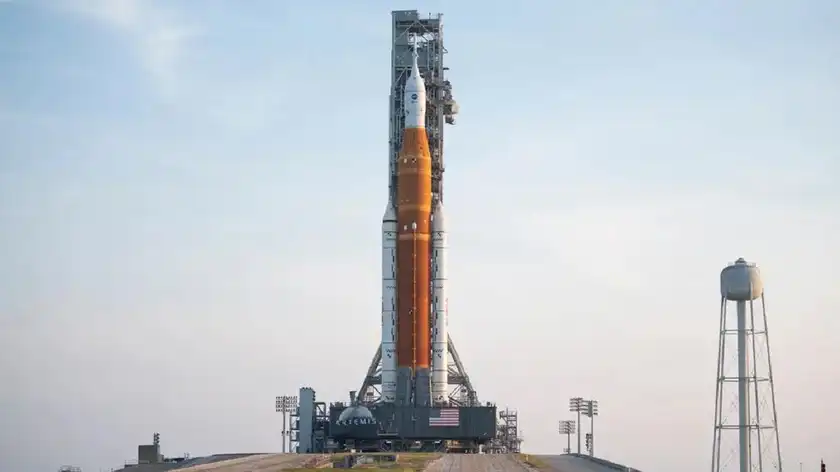 The Artemis I mission is launched. The Space Launch Systems rocket took ...