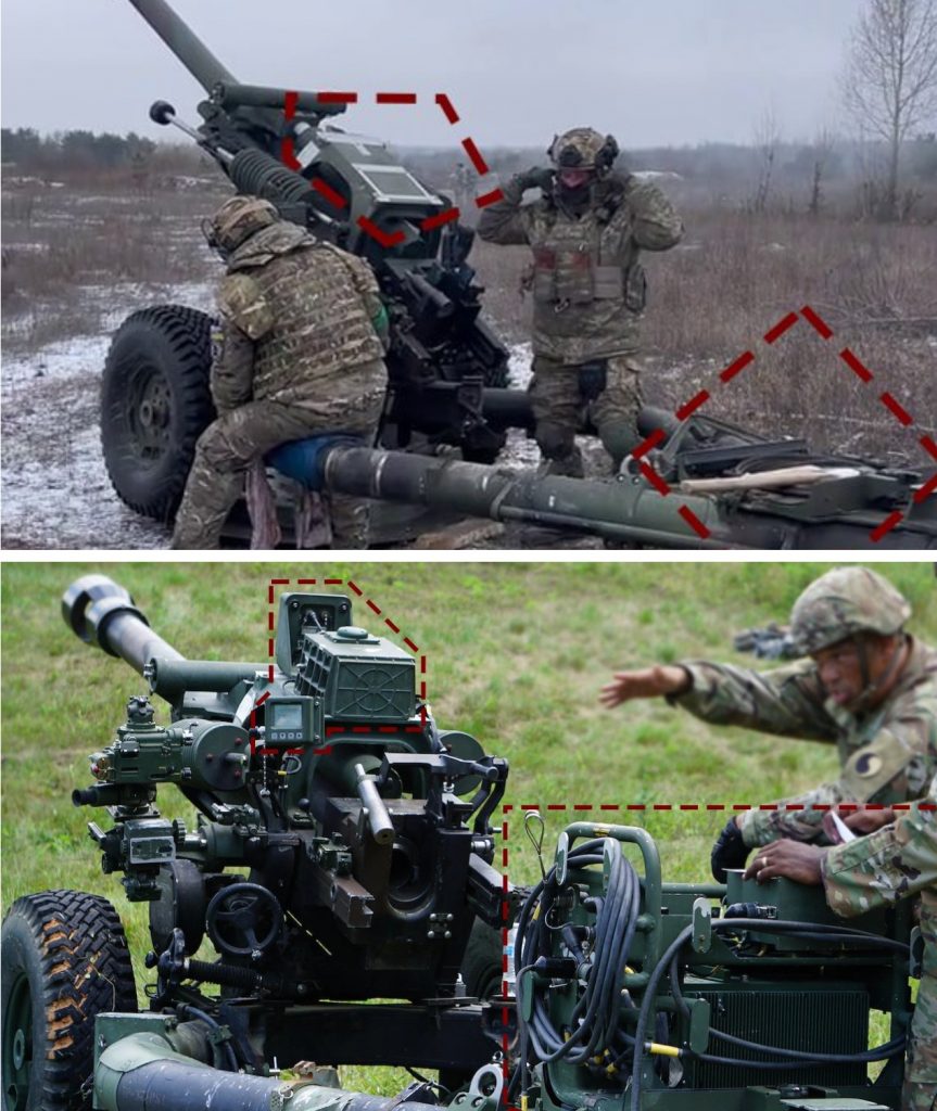 Ukrainian gunners demonstrated the operation of the M119A3 howitzers ...