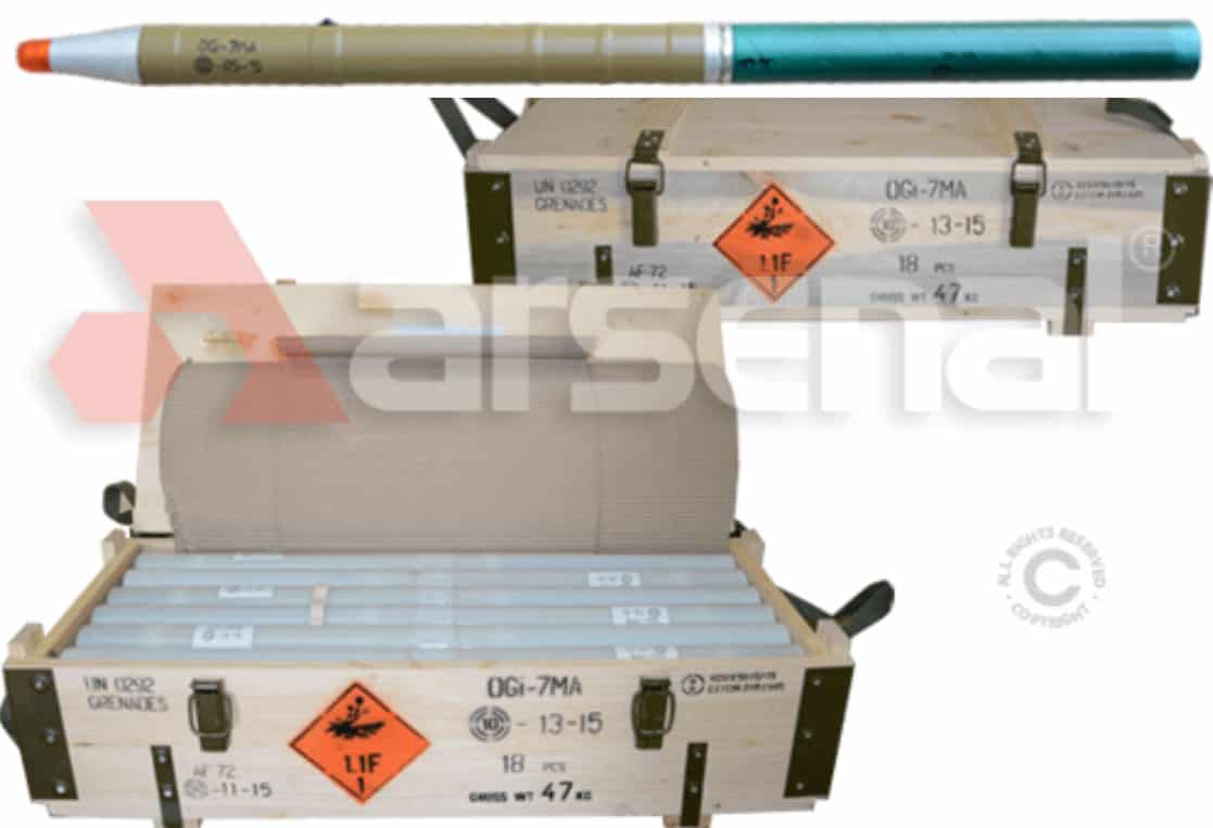 Bulgarian OGi-7MA rounds were delivered to Bakhmut - Militarnyi