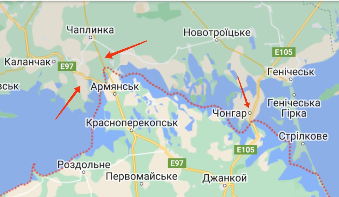 Cutting off the invaders escape routes from Crimea: mission possible ...