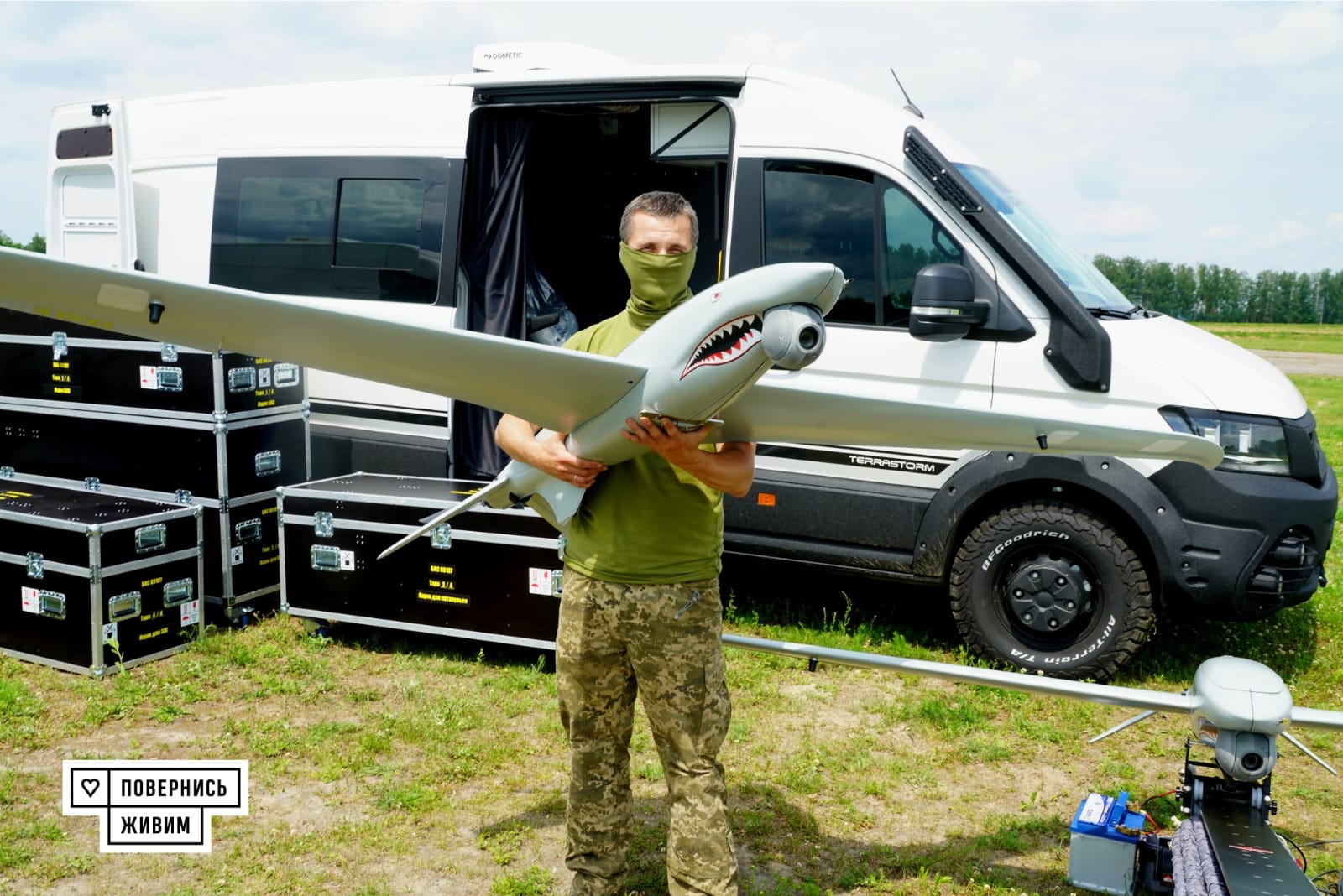 SHARK drone helped destroy the Buk air defense system - Militarnyi