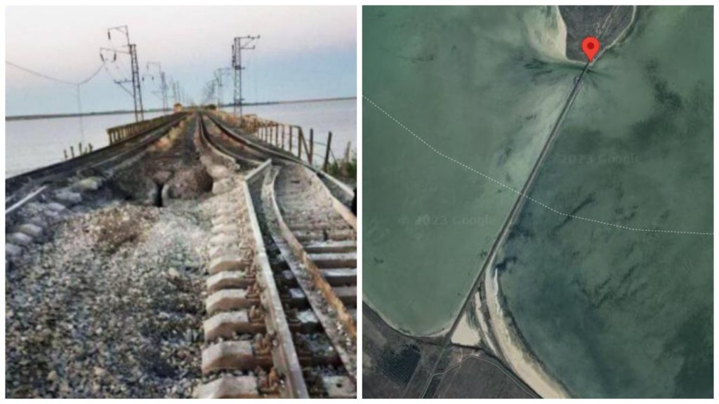 Ukrainian Armed Forces disable railway bridge across Chonhar - Militarnyi