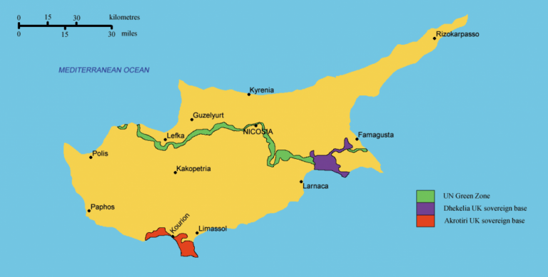 Iran Launches Two Missiles Toward British Military Bases in Cyprus