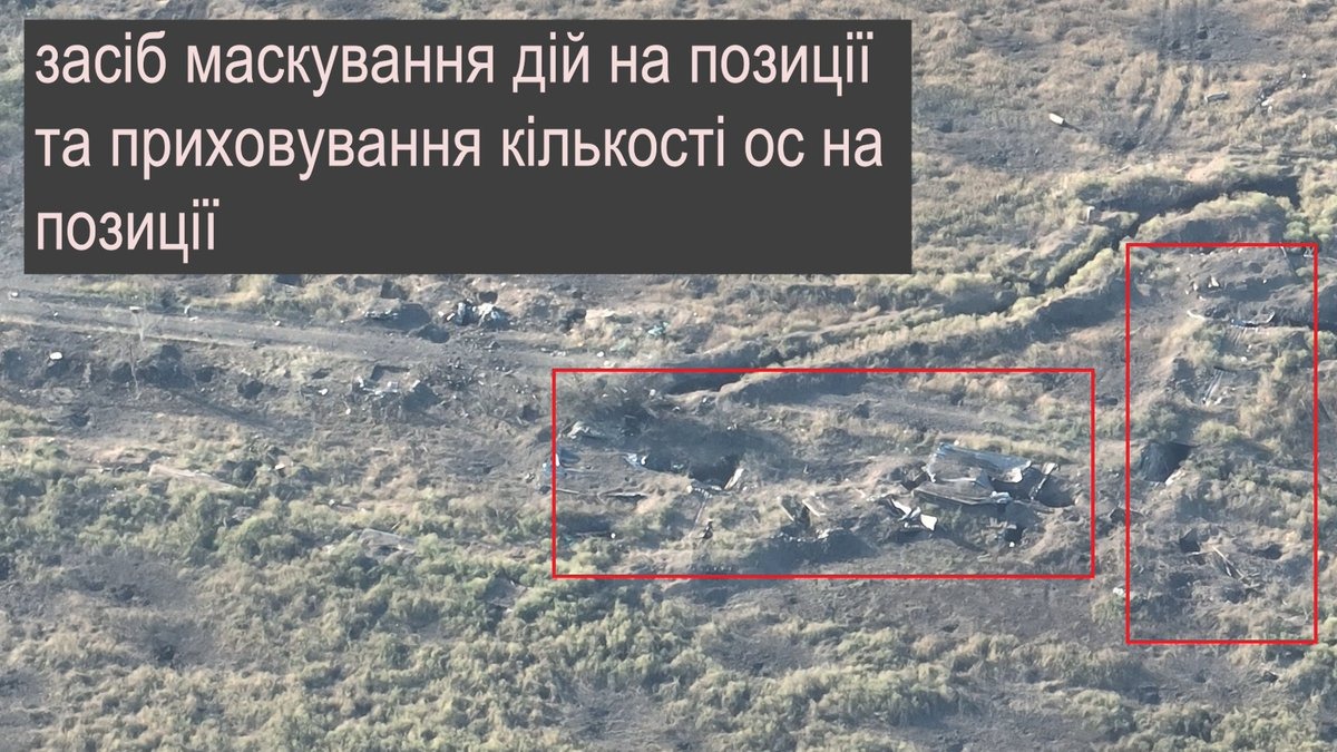 Structure of Russian fortifications in Zaporizhzhia