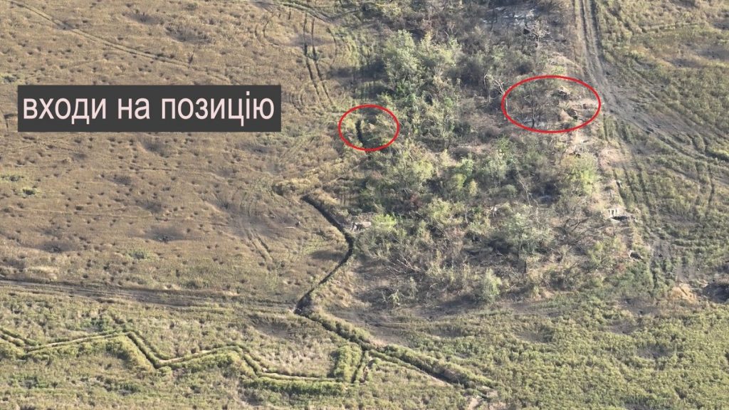 Structure of Russian fortifications in Zaporizhzhia