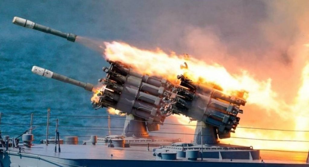 Russians Mount Naval 213mm Anti-Submarine Rocket Launcher on Tank ...