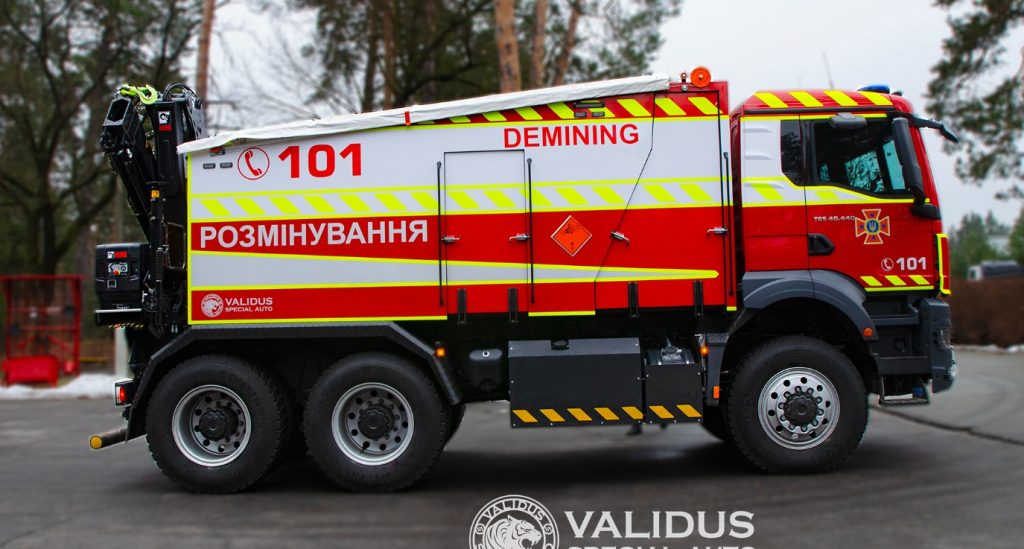 Rescuers received MAN based demining vehicles - Militarnyi