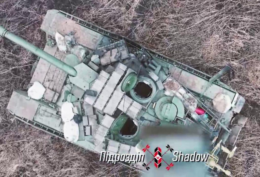 Mavic drone destroyed the Russian T-90M near Avdiivka - Militarnyi