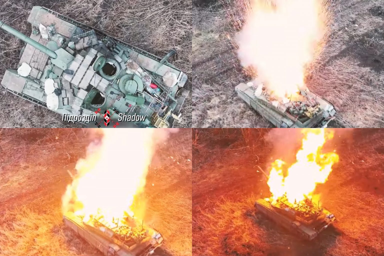 Mavic drone destroyed the Russian T-90M near Avdiivka - Militarnyi