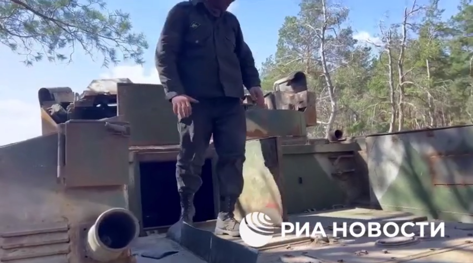 Russians found the legendary Azovets BMPT - Militarnyi