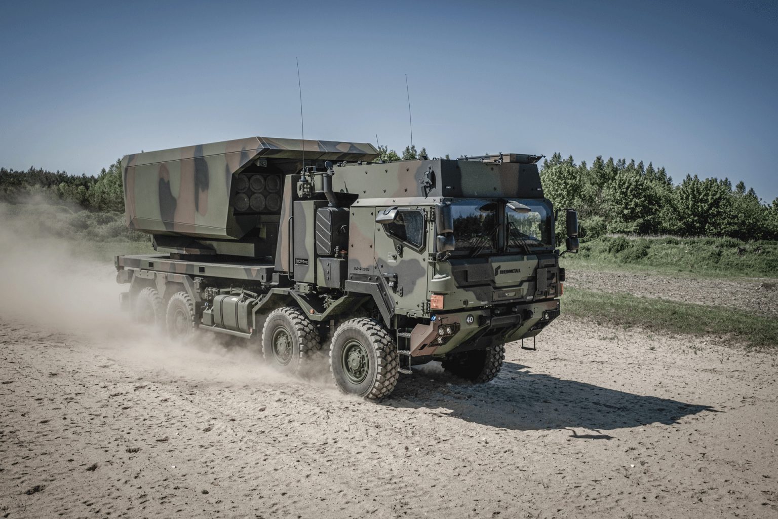 Rheinmetall and Lockheed Martin unveil new GMARS MRL system - Militarnyi