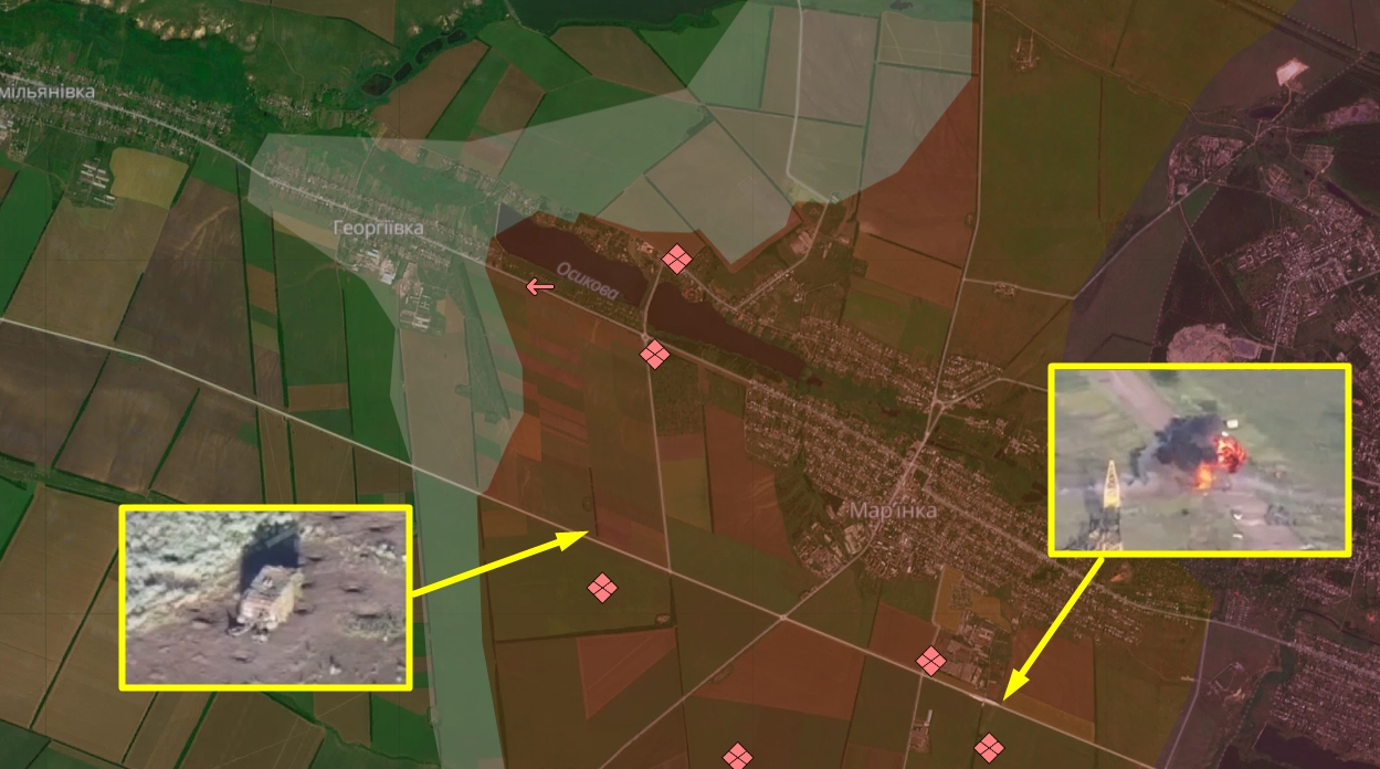 Ukrainian Paratroopers Destroy Russian Reinforced Tanks Near Mariinka ...