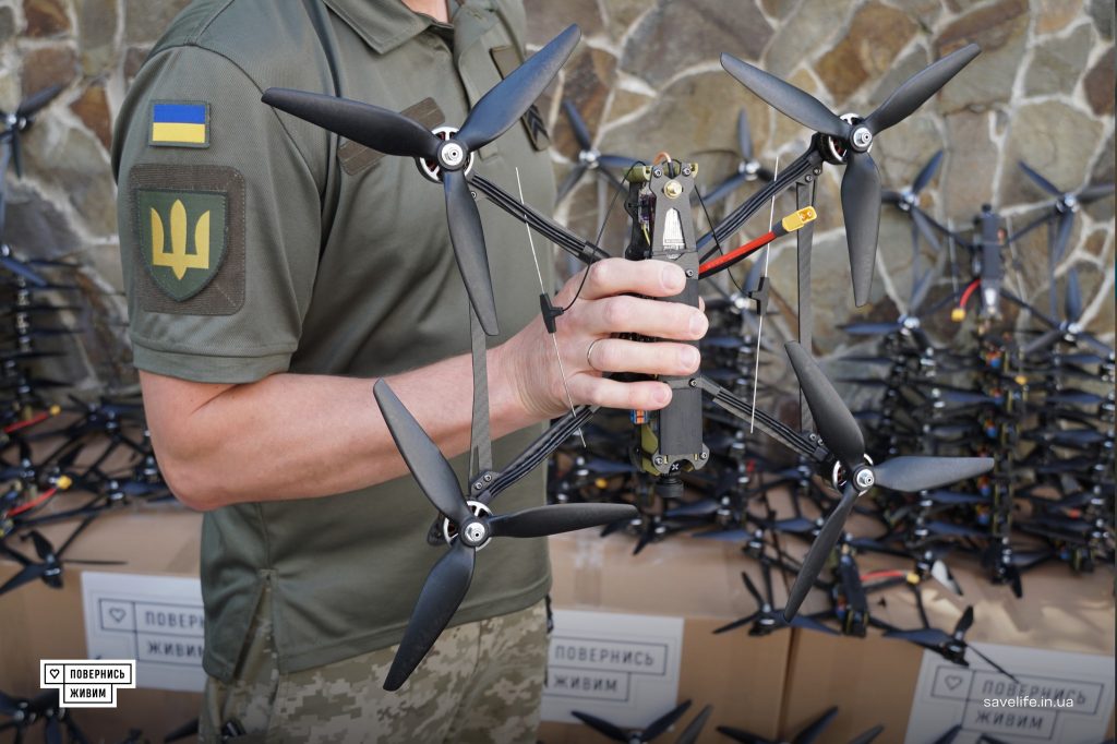 The 47th Mechanized Brigade was equipped with drones capable of ...
