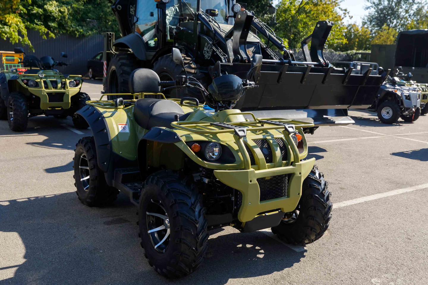 Poroshenko Hands Over ATVs, Drones and Engineering Equipment for ...