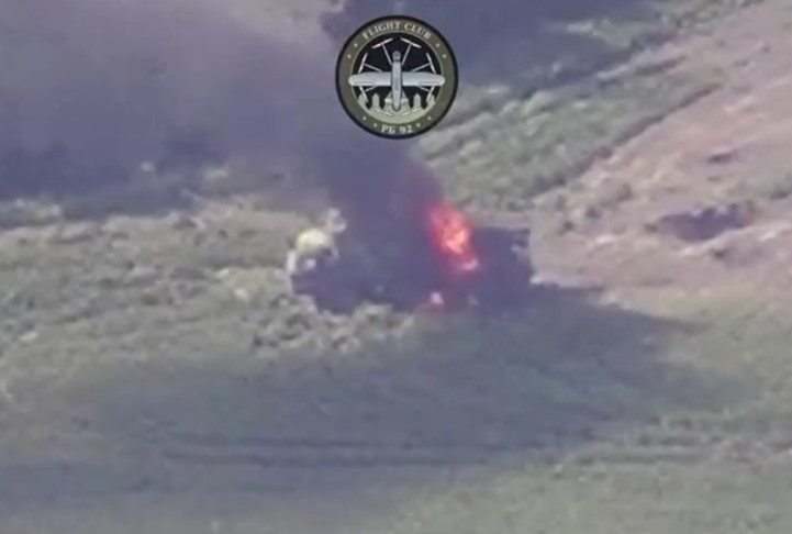 Ukrainian troops destroyed a rare Uragan MLRS on a BAZ truck chassis ...