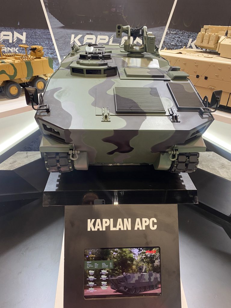 Turkey presents Kaplan APC tracked armored personnel carrier
