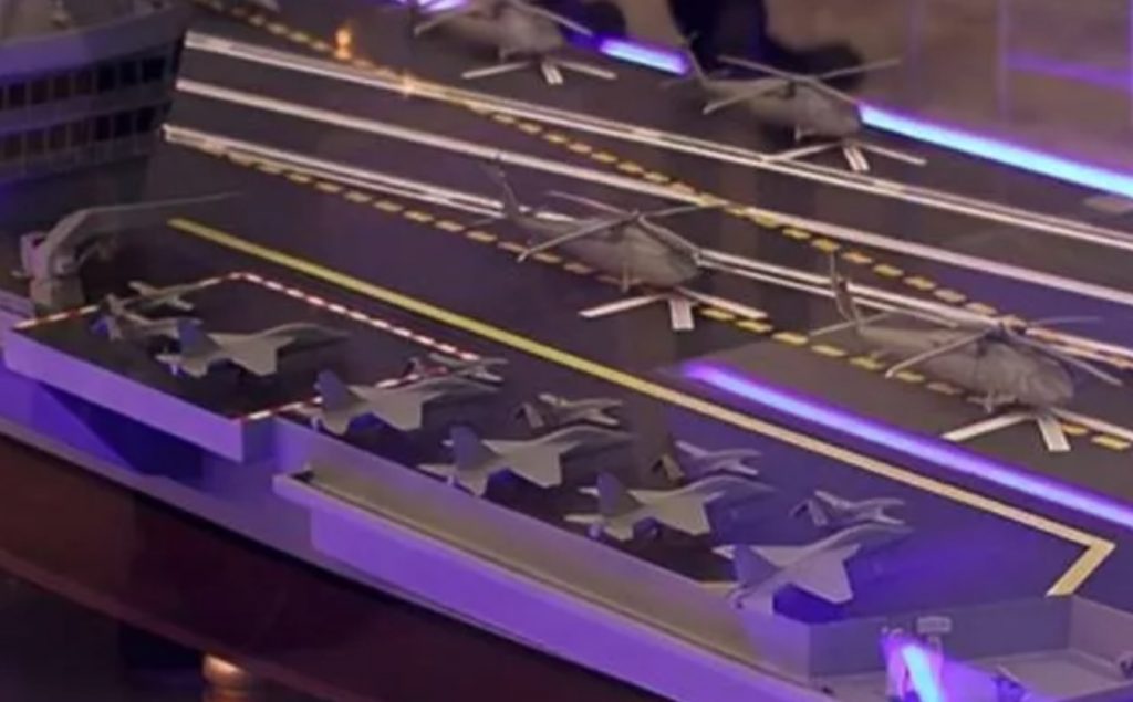 Turkey presents the project of the domestic aircraft carrier MUGEM