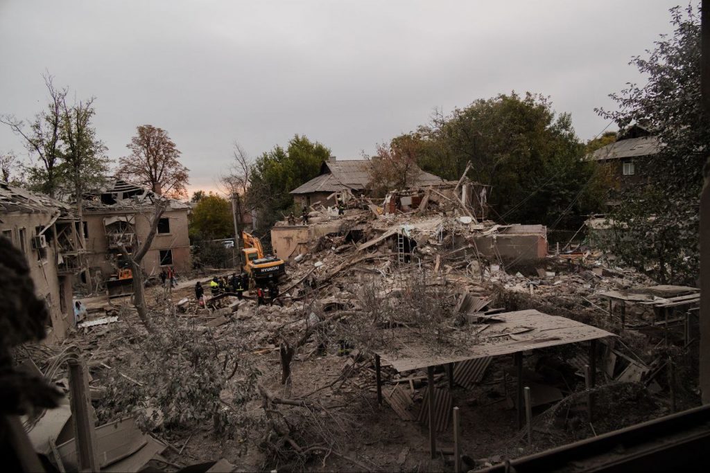 Mechnikov hospital damaged in night attack
