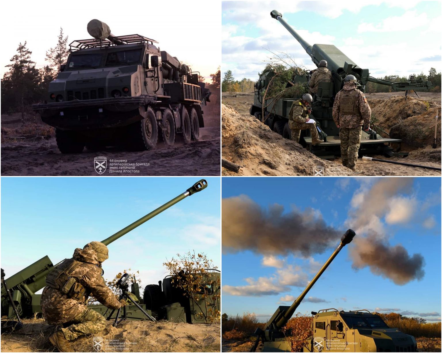 The 44th Separate Artillery Brigade is armed with Bohdana self ...