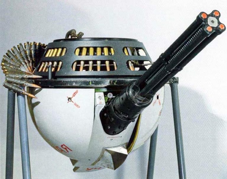 Russians adapted YakB-12.7 aircraft machine guns for their mobile air ...