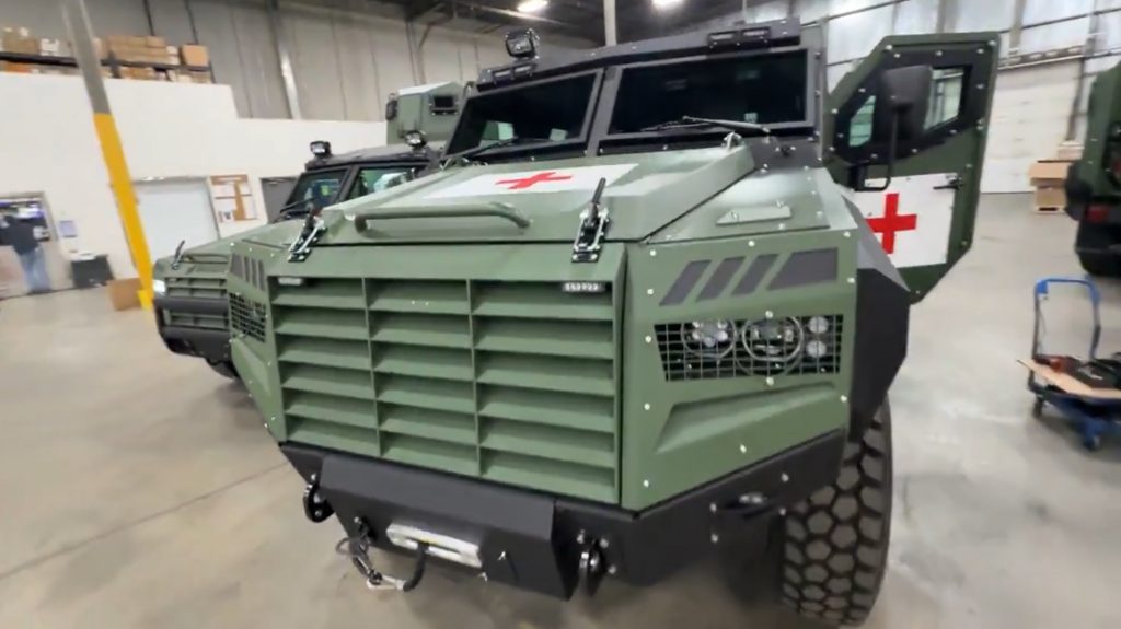 Roshel presents an ambulance version of the Senator armored vehicle - Militarnyi