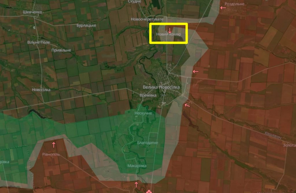 Ukrainian Armed Forces drive invaders out of Novyi Komar village ...