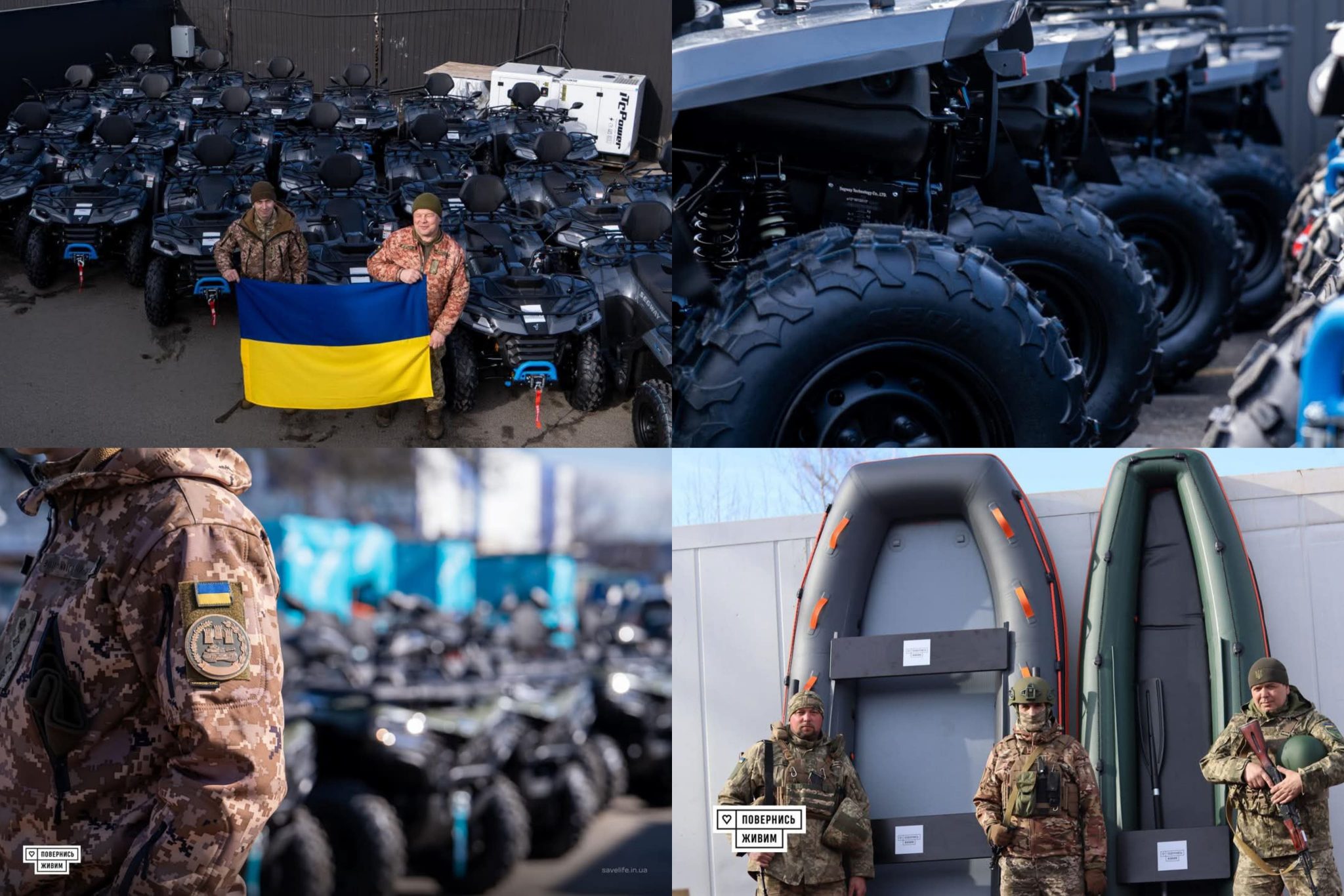 Ukrainian troops in the Kursk region receive 50 ATVs from Come Back ...