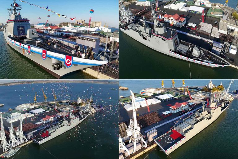 New Destroyer Damaged During Launch in North Korea - Militarnyi