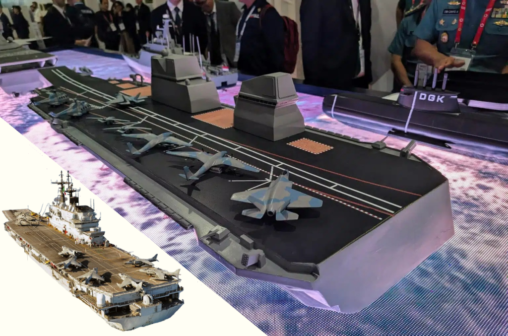 Indonesia Proposes to Rebuild Italian Aircraft Carrier into UAV Carrier - Militarnyi