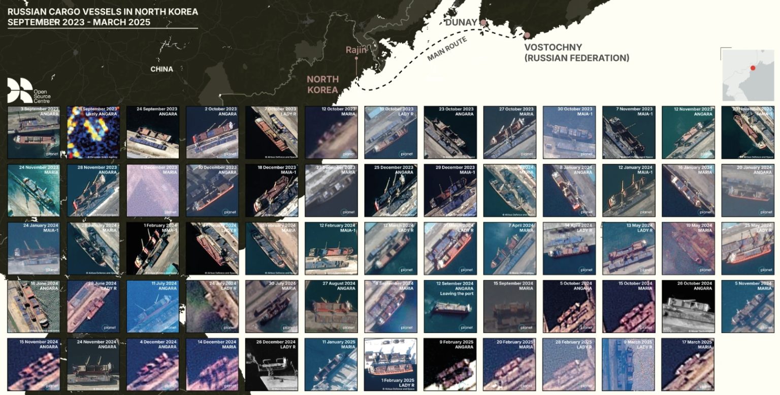 Russian Container Ships ANGARA and Lady R, Which Previously Transported ...