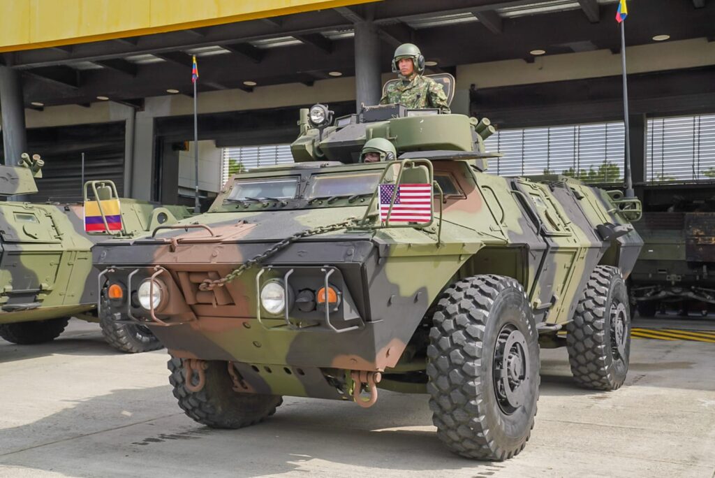 M1117 Guardian: Колумбія отримала від США 11 бронемашин